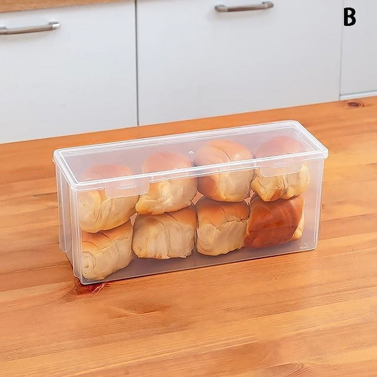 AUMIY Bread Container Storage Box Kitchen Dispenser Bread Boxes Baking ...