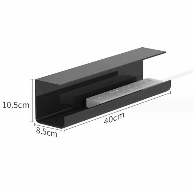 AUMIY Cable Management Tray Office Wire Organizer Holder Cord ...