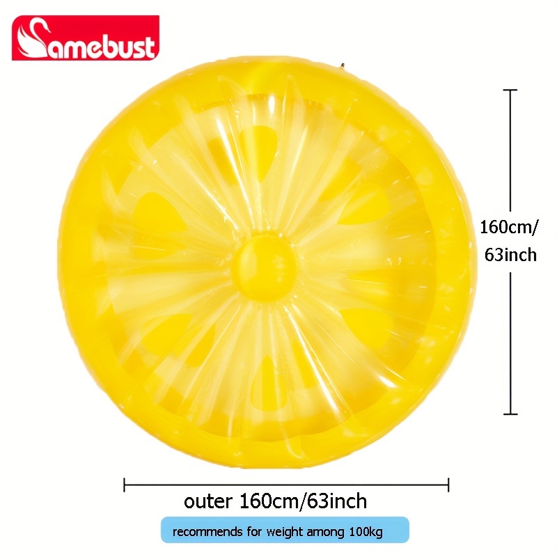 AUMIY Camebust Inflatable Watermelon Lemon Pool Floats Big Size For ...