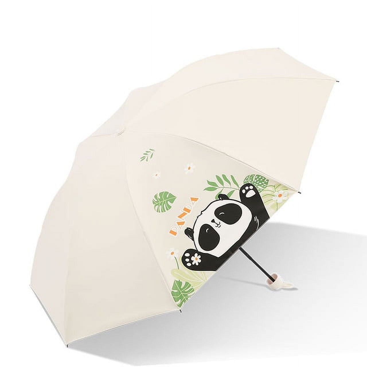 AUMIY Creative Panda Umbrella UV Sun Protection Parasol Umbrella Men ...
