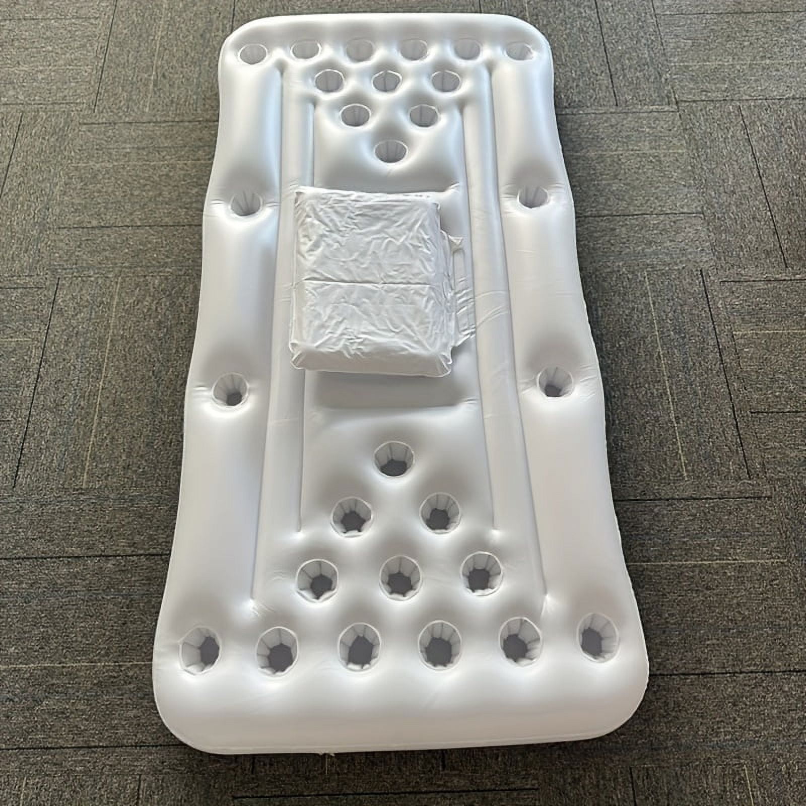 AUMIY ”Entertainment Hub” Floating Pool Bar & Game Table - Includes Ice ...