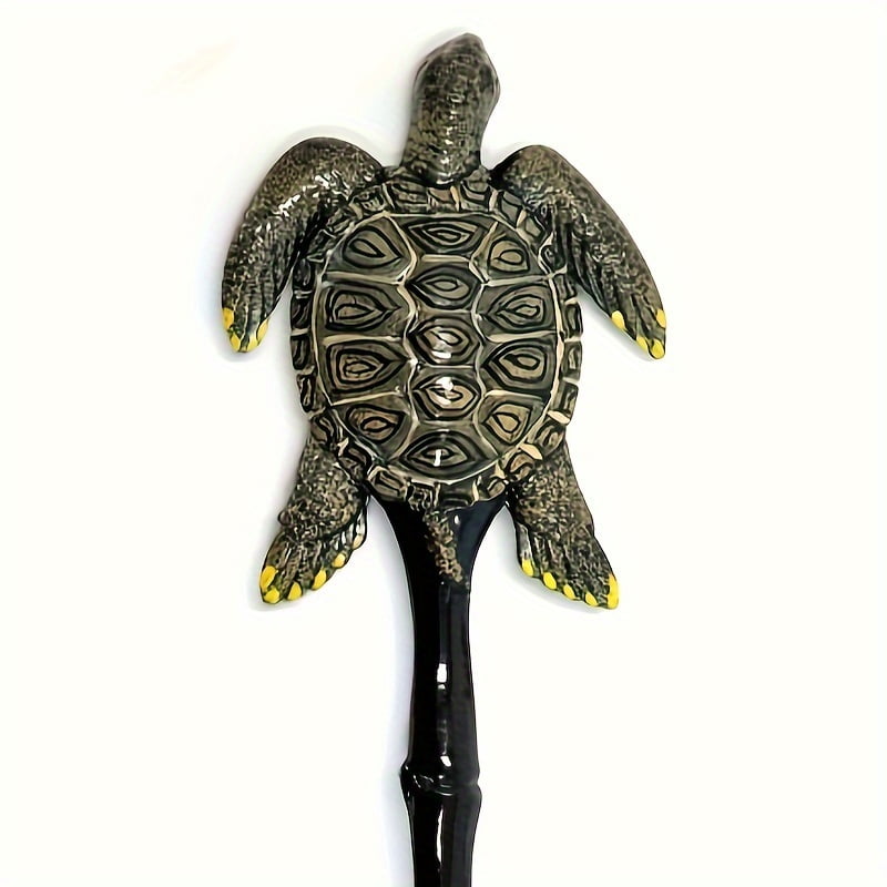 AUMIY Hand Painted 18 Inch Back Scraper Back Scraper Brown Sea Turtle ...