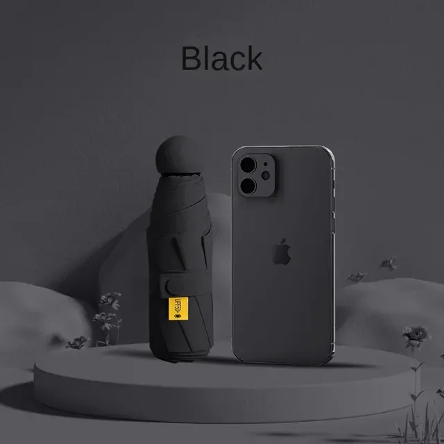 AUMIY High-end Compact Capsule Umbrella for Sun and Rain Foldable and ...