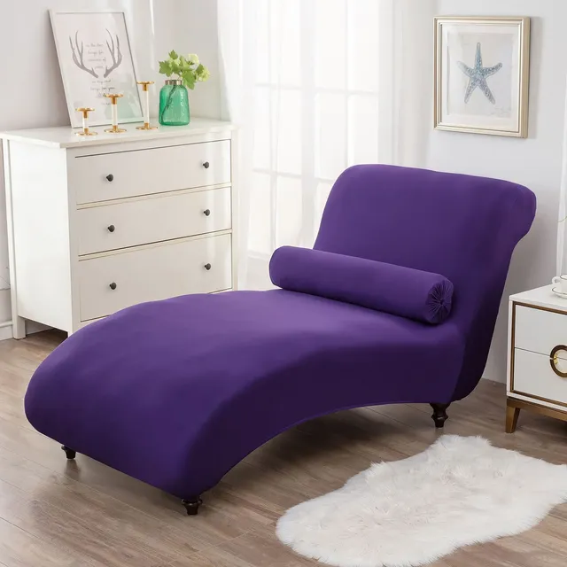 AUMIY Jacquard Armless Sofa Bed Cover Soft Elastic All-inclusive Couch ...