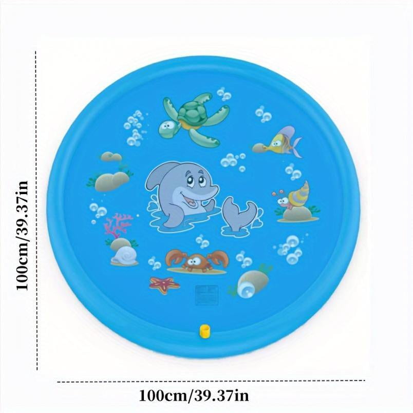 AUMIY ”Kid-Friendly” Inflatable Water Play Mat For Kids - Collapsible ...
