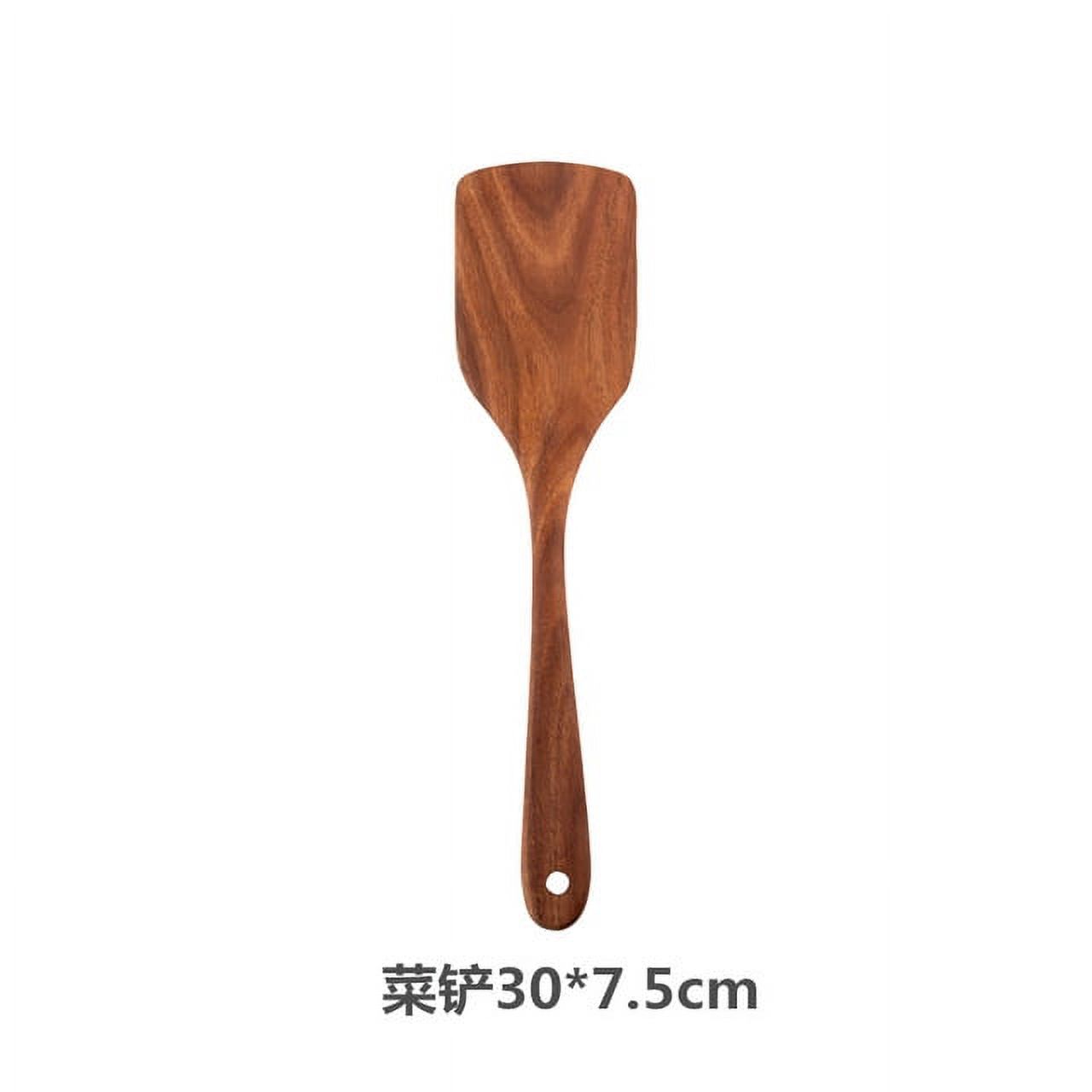 AUMIY Kitchen Utensils Set Thailand Teak Wood Tableware Set Spoon Ladle ...