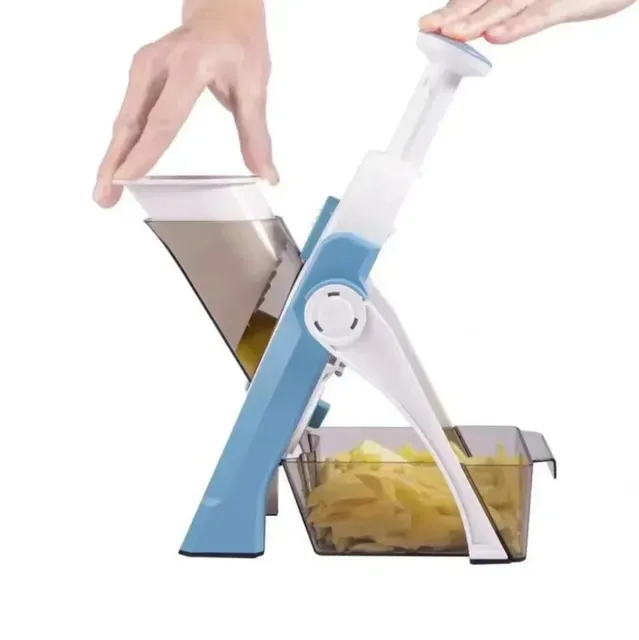 AUMIY Adjustable Foldable Upgrade Safe Mandoline Vegetable Food Chopper ...
