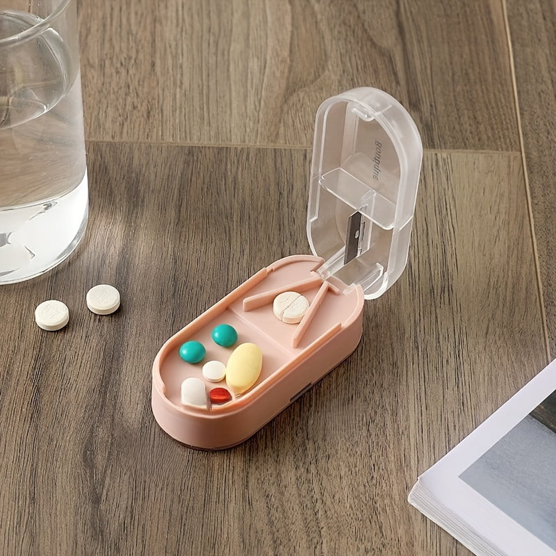AUMIY Pharmacy Pill Cutter Medical Pill Splitter Cutting Pill Box ...