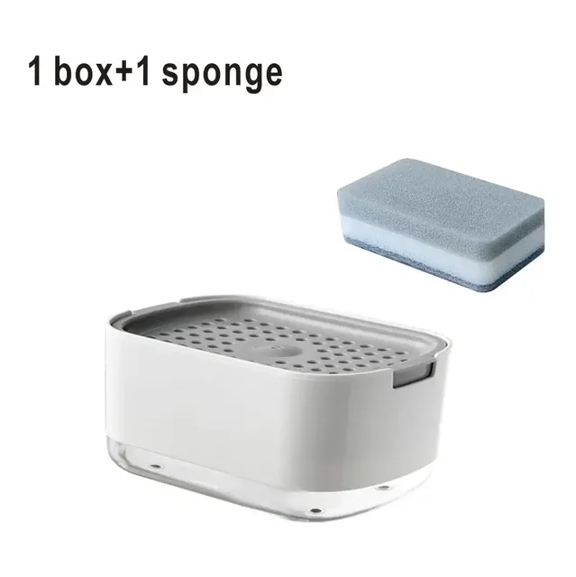 AUMIY Press Soap Dispenser Box Kitchen Manual Scrubbing Liquid ...