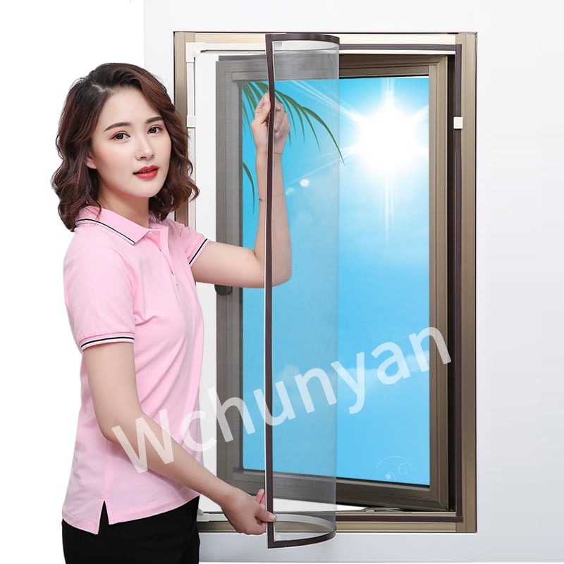 AUMIY Screen mesh invisible magnetic self-adhesive summer window anti ...