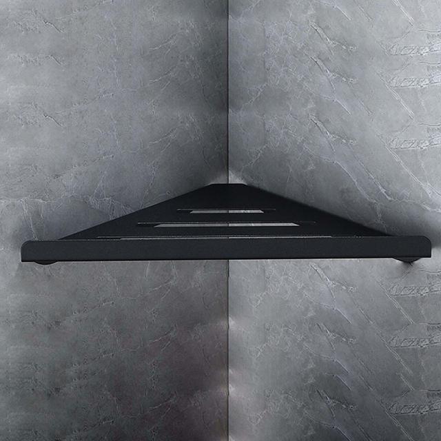 AUMIY Shower Shelf No Drilling Triangular Corner Shelf Organization for ...