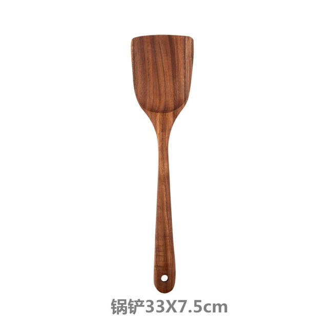 AUMIY Teak Wooden Spatulas Kitchen Utensils Cooking Utensil Eco ...