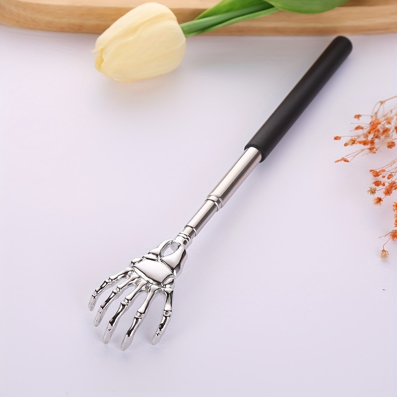 AUMIY Telescopic Skeleton Hand Back Scratcher Stainless Steel ...
