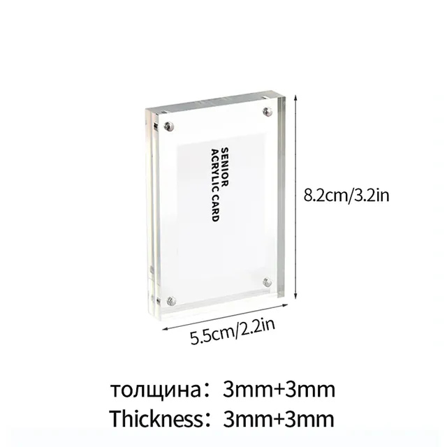 AUMIY Transparent Picture CD Frame Poster Holder Acrylic Cute Idol ...