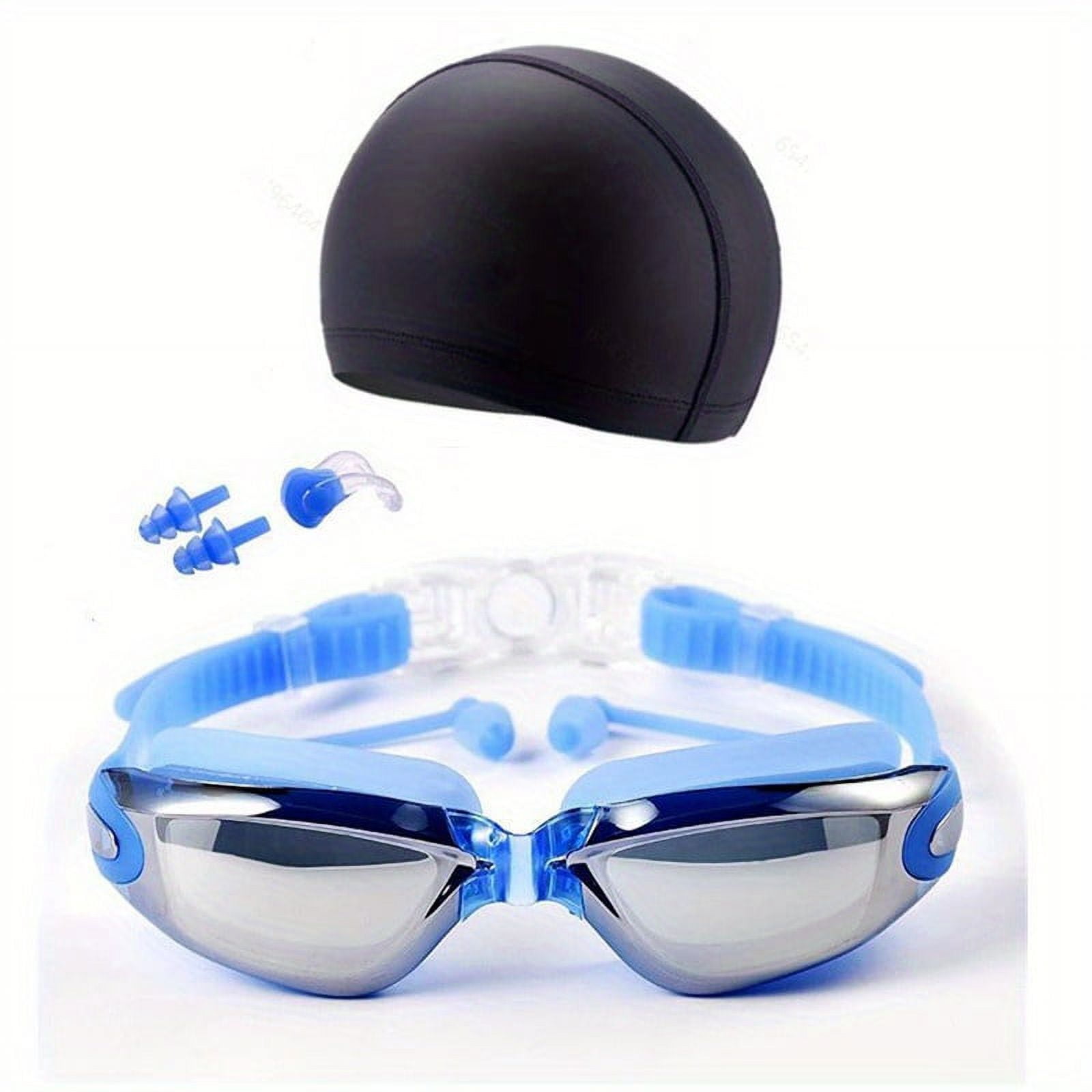 AUMIY Ultimate Waterproof Swim Goggles with Integrated PU Hat ...