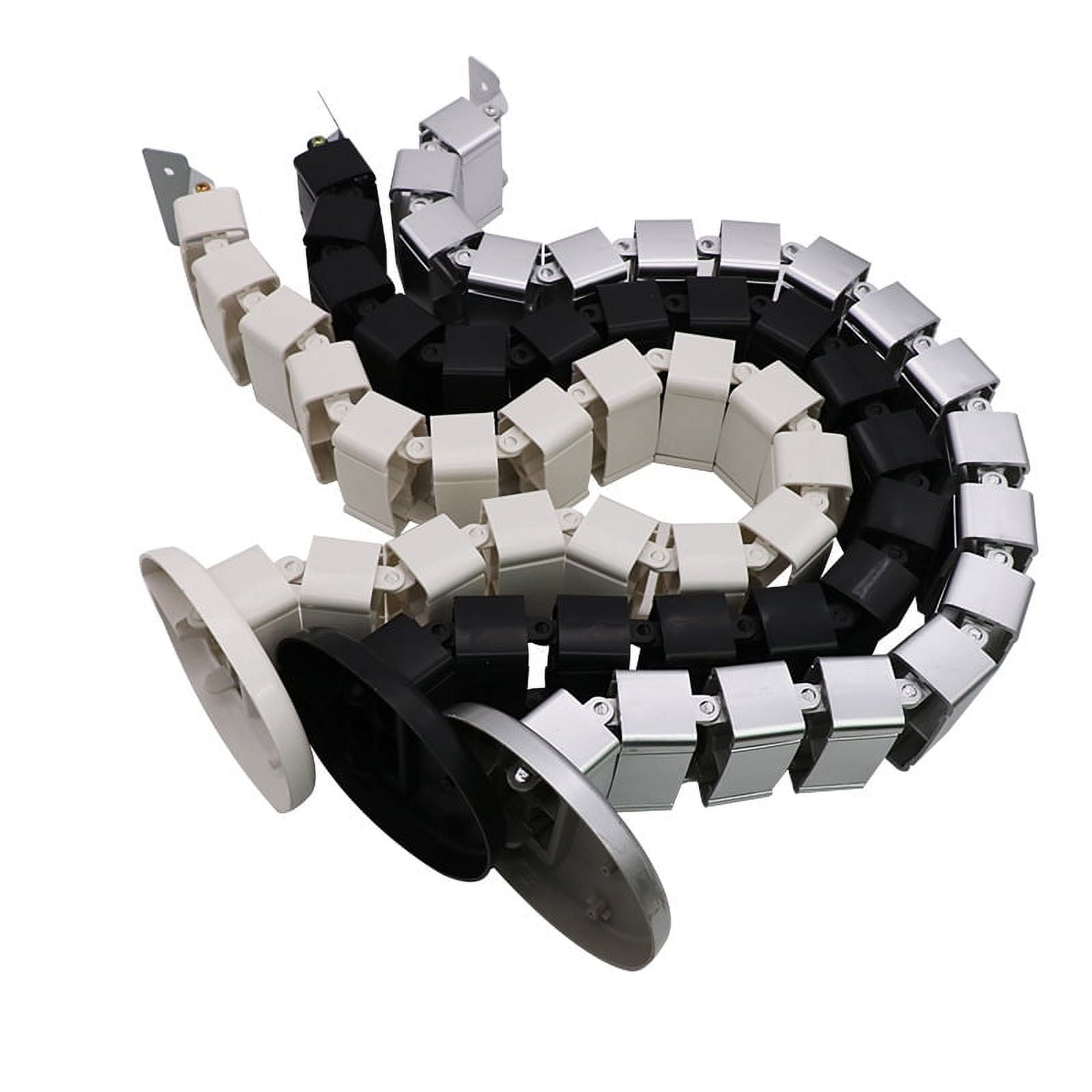 AUMIY Under Desk Cable Tray Wire Management Workstation Snake Cable ...