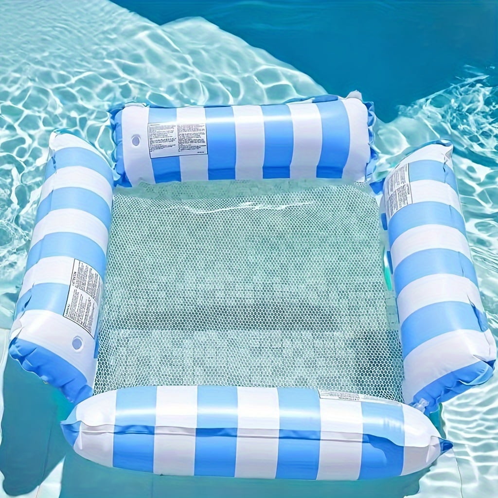 AUMIY Summer Fun Cute Pink and White Swimming Float for Adults - Perfect for Beach or Pool ...