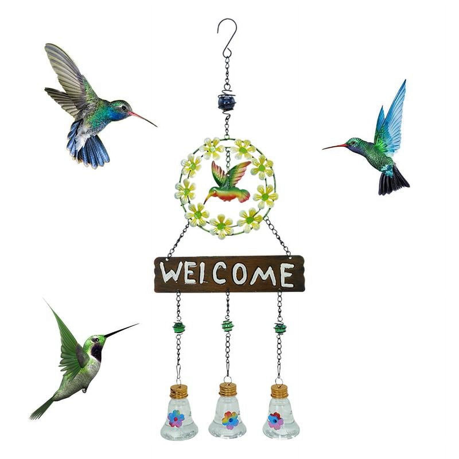 AUMIY Wind Chimes For Outside Bird Feeder Anti-ant Hummingbird Drinker ...