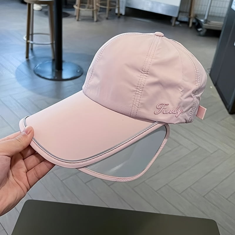 AUMIY Women‘s Ponytail Baseball Cap With Wide Brim Summer UV Protection ...