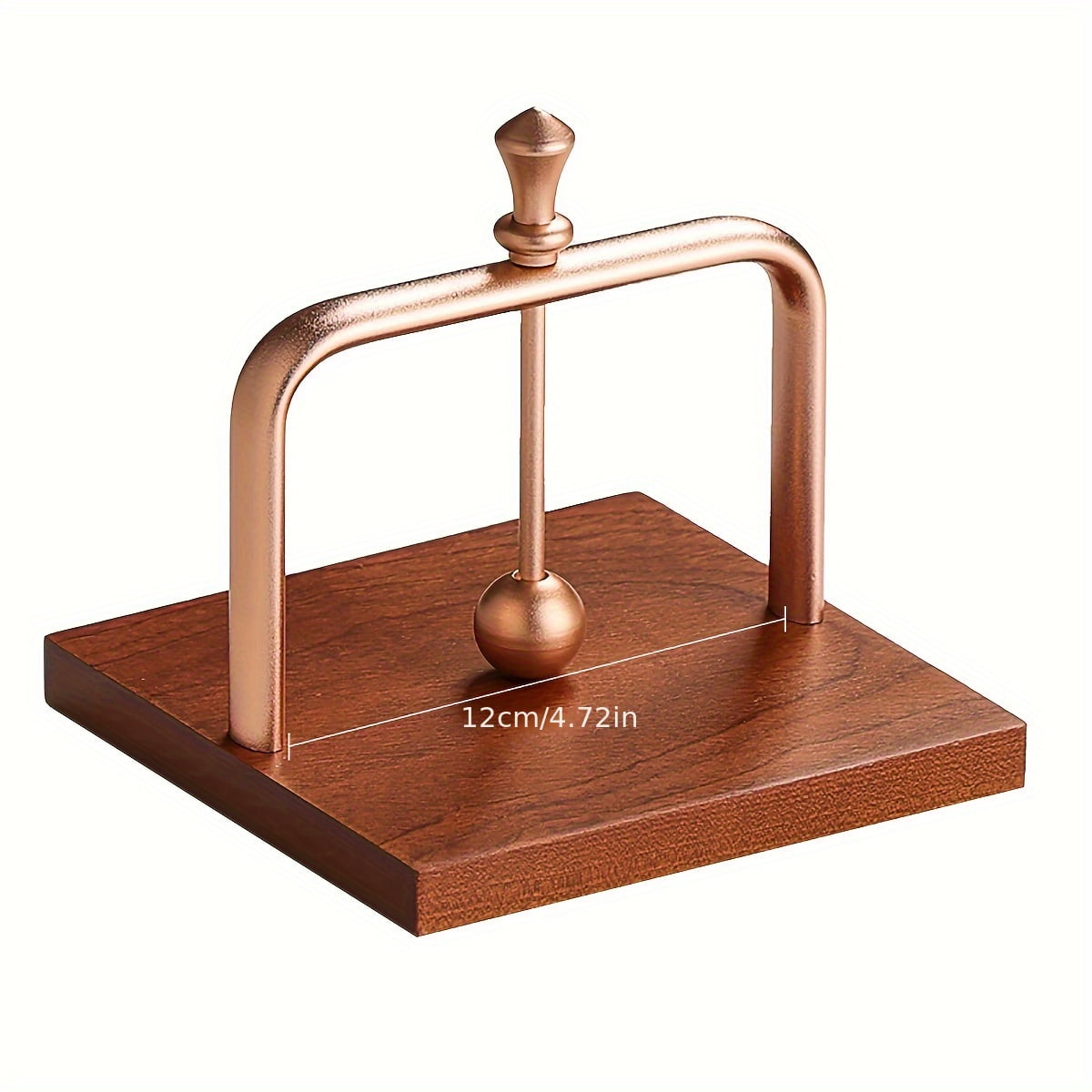 AUMIY Wood and Aluminum Countertop Napkin Holder with Ball Weight - 1 ...