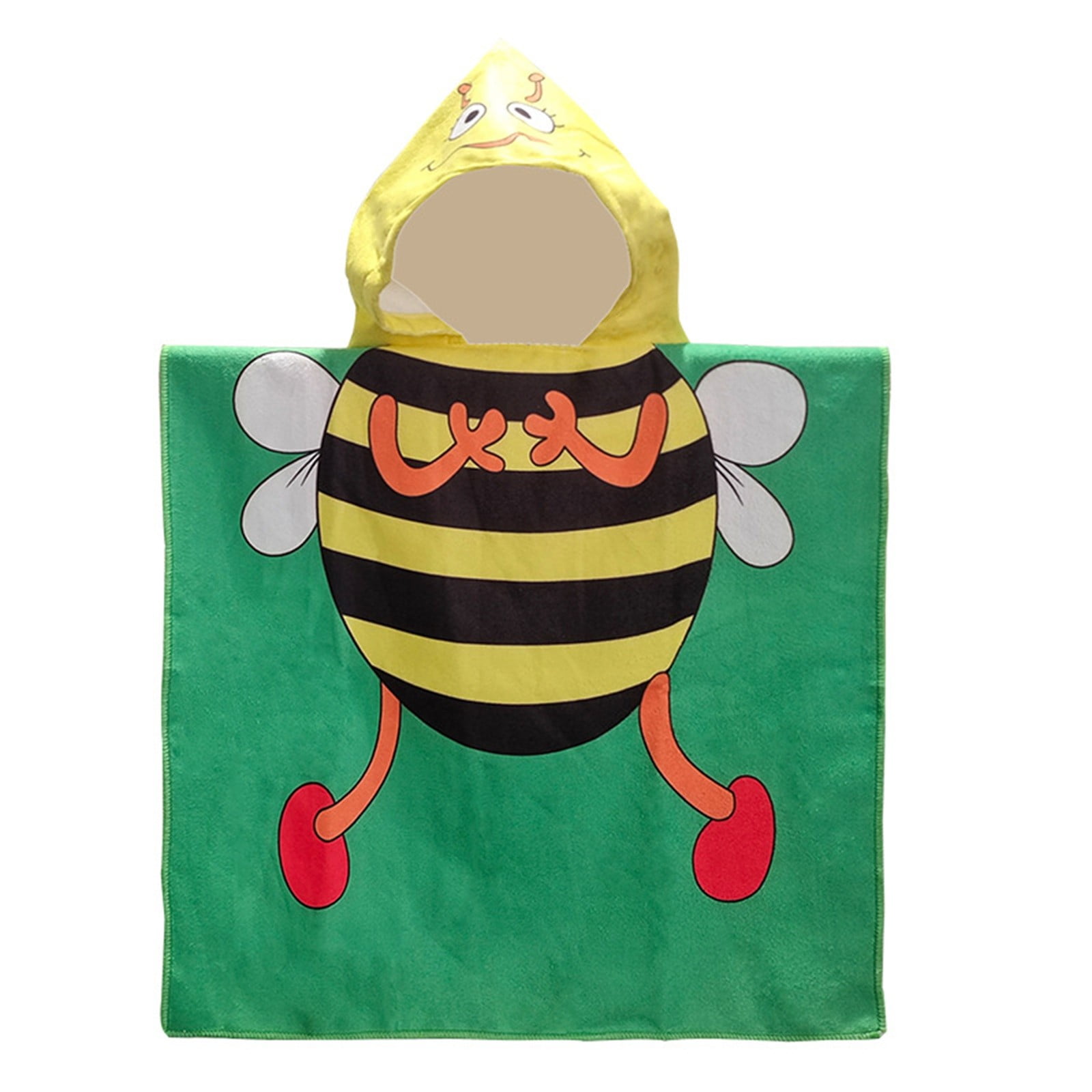 AUNVITO Animals Theme Cover-ups for Big Kids Hooded Bath Poncho Towels ...