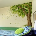 AUNVITO Big Tree Falling Leaves Wall Decal, Large Tree Leaf Peel and ...