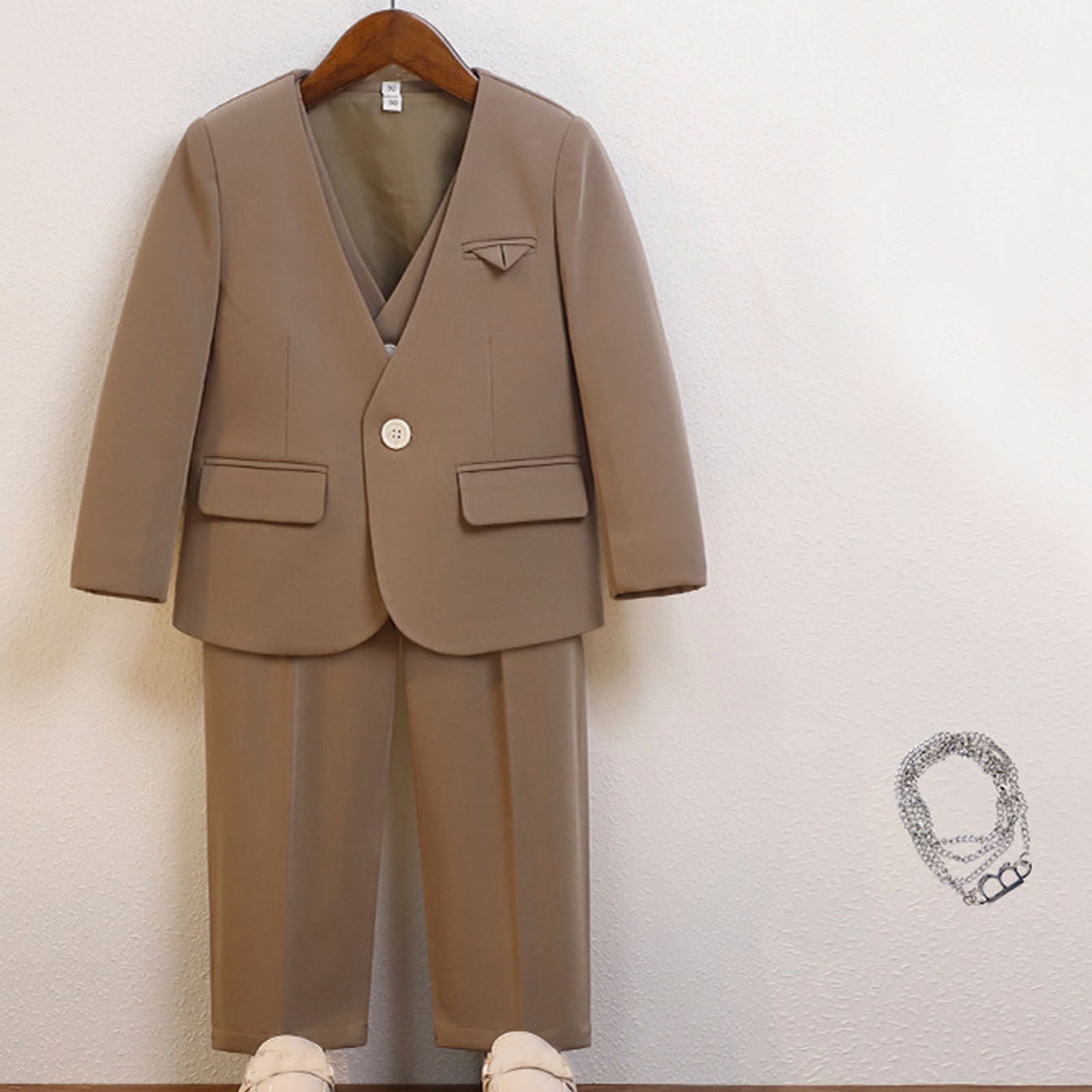 AUNVITO Boys & Girls Suit Set 1-12Y Formal Performance Costume Long ...