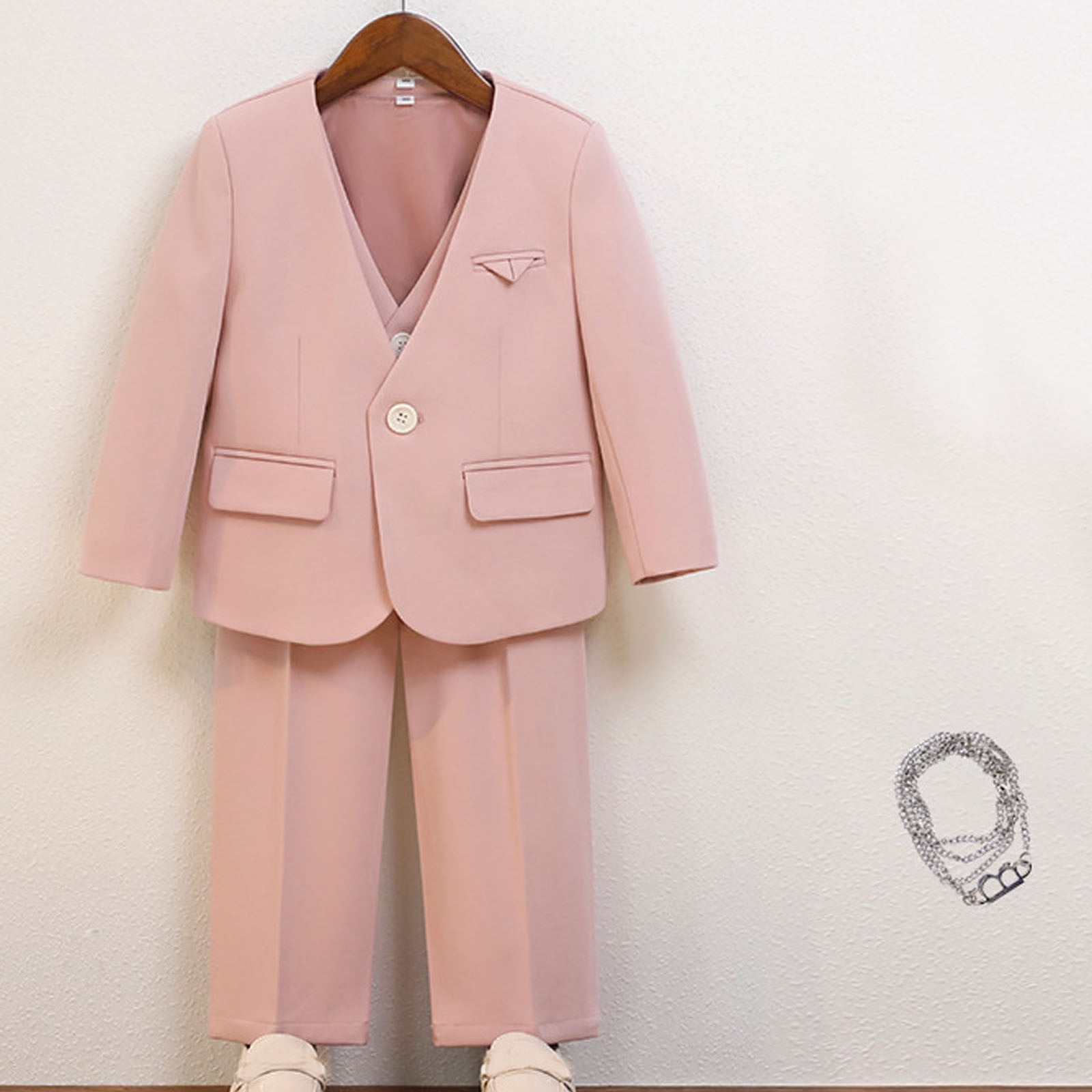 AUNVITO Boys & Girls Suit Set 1-12Y Formal Performance Costume Long ...