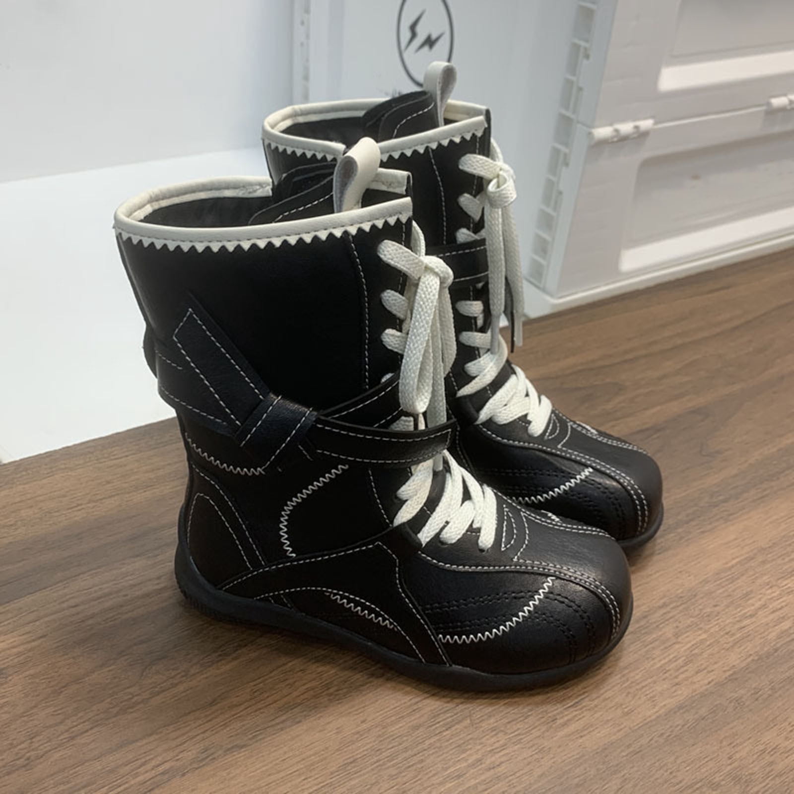 AUNVITO Girls Soft Sole Ankle Booties with Easy Zipper Closure ...