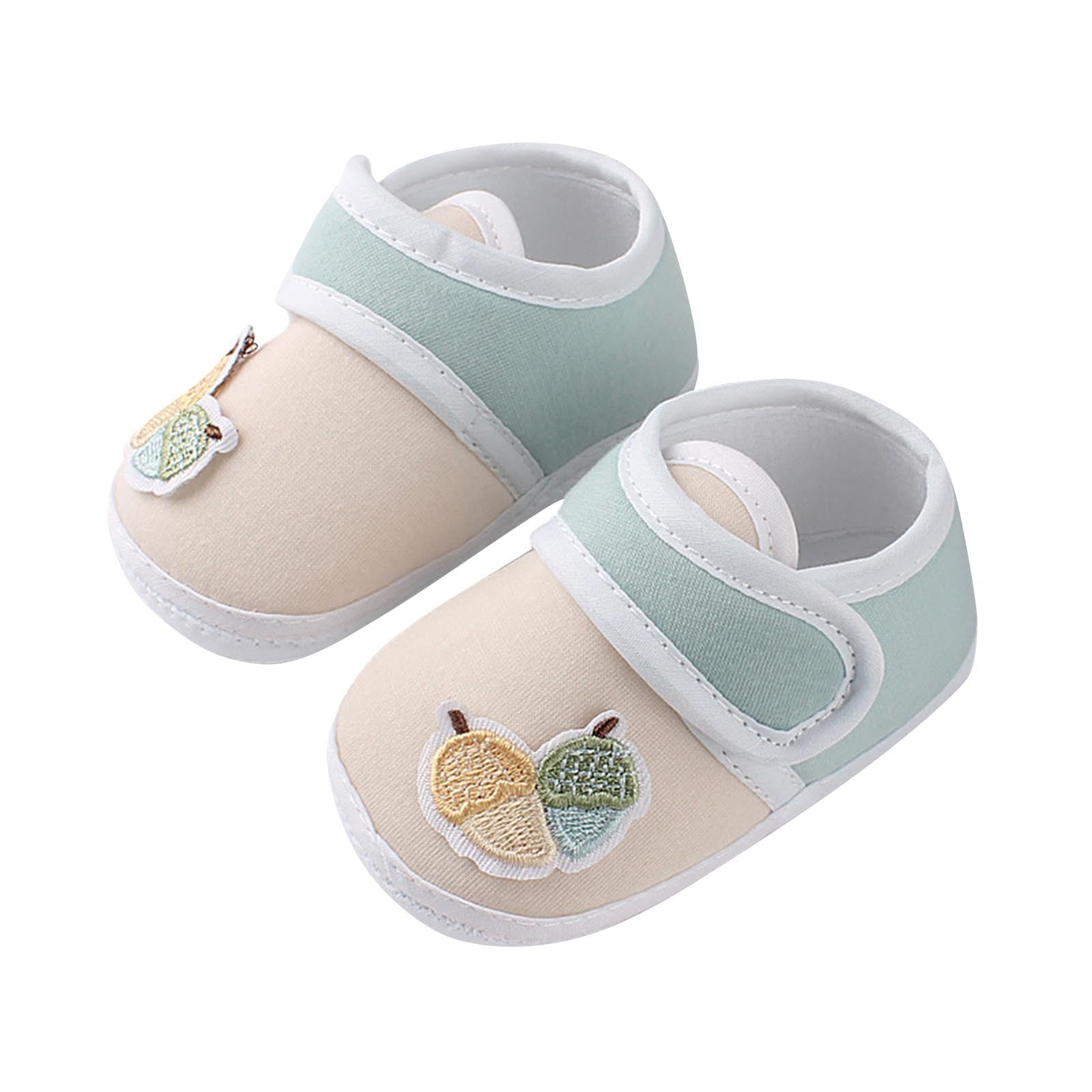 AUNVITO Infant Pinecone Print Soft-Soled Cloth First Walker Shoes ...