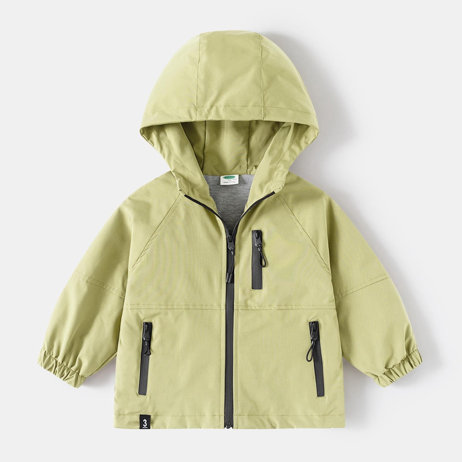 AUNVITO Kids Windbreaker Jacket Waterproof Lightweight Loose Fit with ...