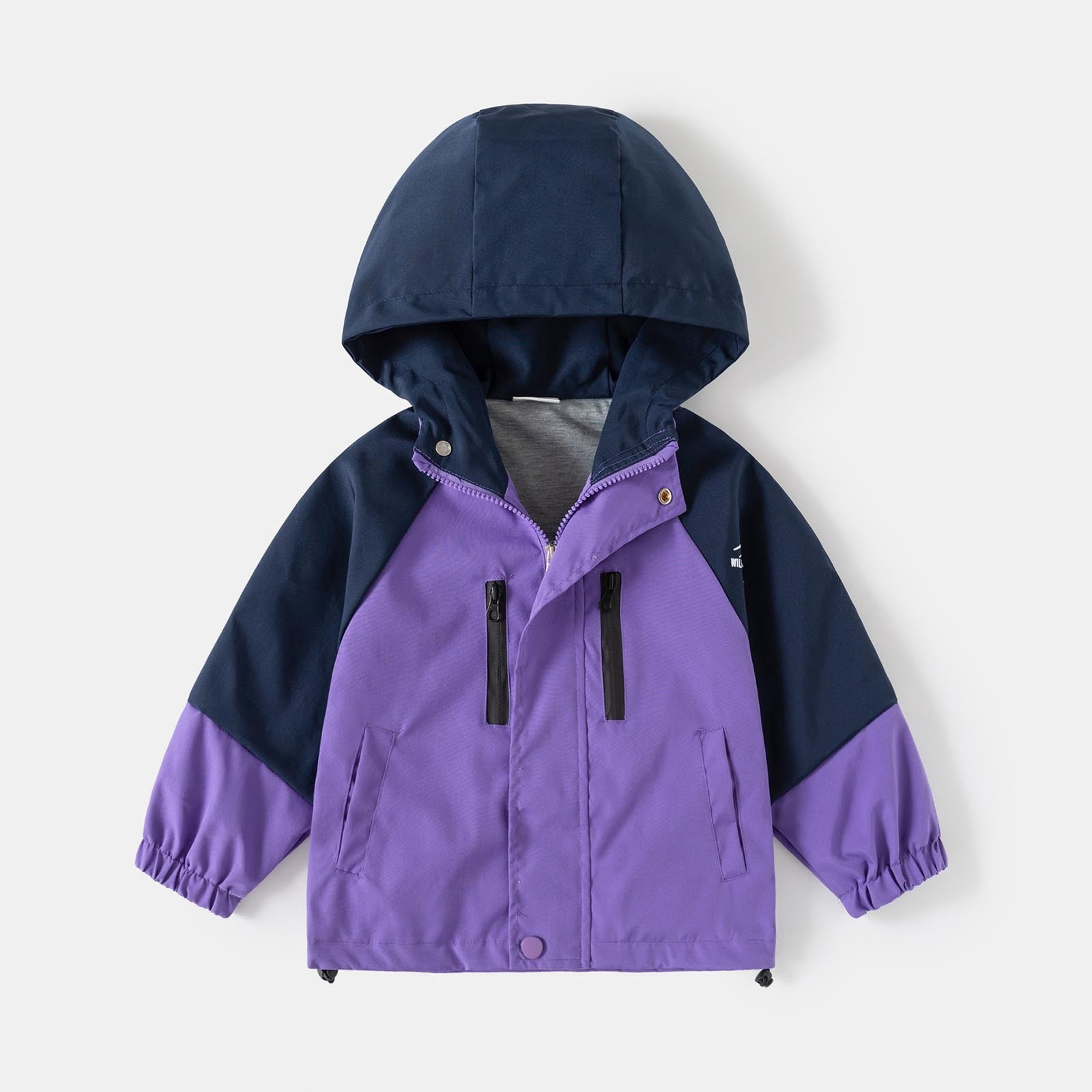 AUNVITO Kids Windbreaker Jacket Waterproof Lightweight Loose Fit with ...