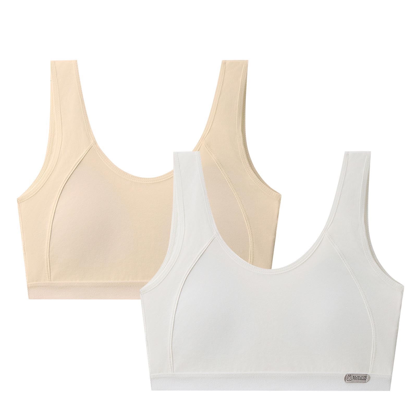 AUNVITO Teen Girls Sports Bra Removable Padded Anti-Shock Supportive ...