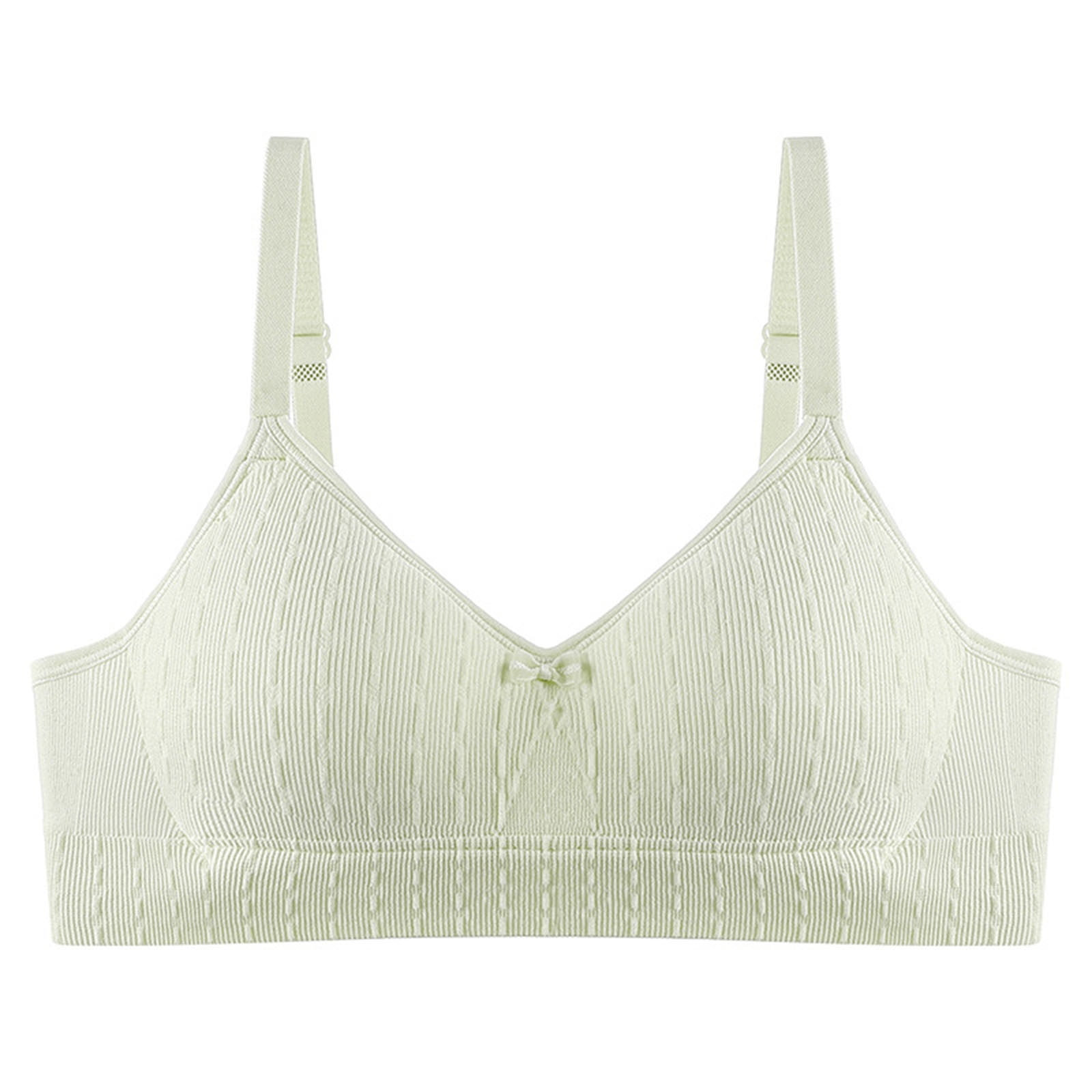 AUNVITO Teen Girls Supportive Bra Comfortable Breathable Fixed Cup ...