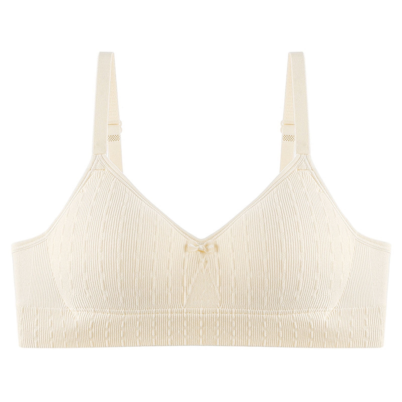 AUNVITO Teen Girls Supportive Bra Comfortable Breathable Fixed Cup ...