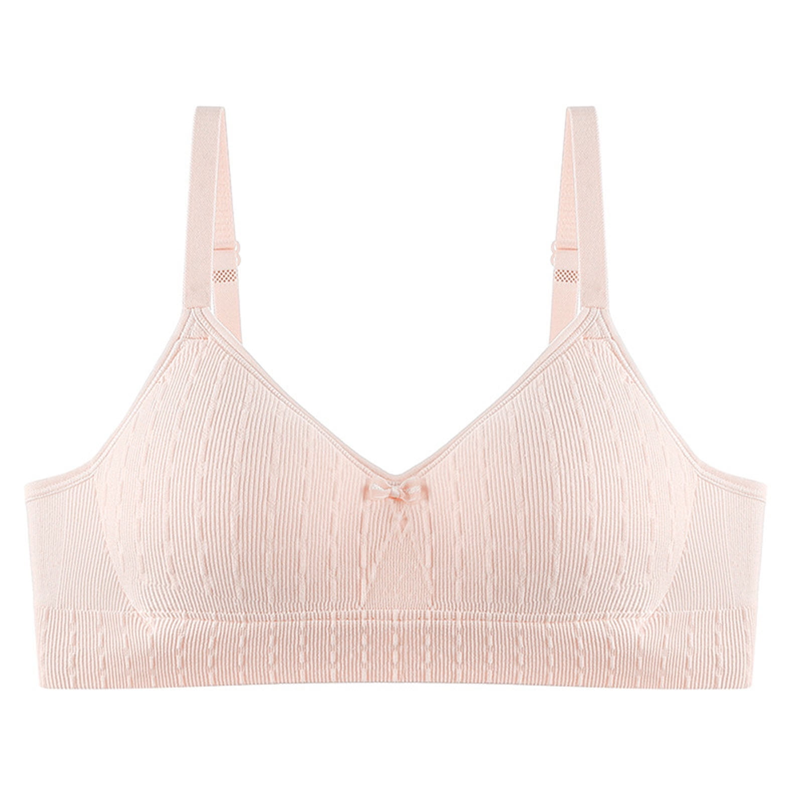 AUNVITO Teen Girls Supportive Bra Comfortable Breathable Fixed Cup ...