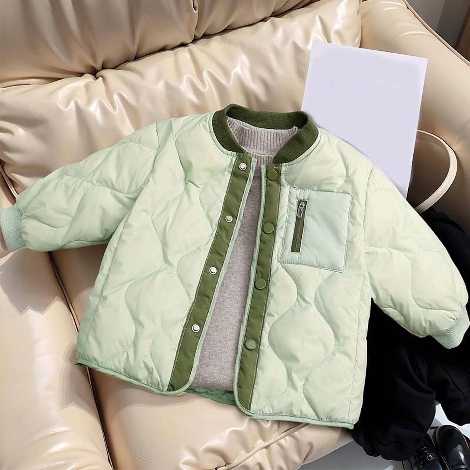AUNVITO Unisex Kids Winter Coat Thermal Insulated Quilted Puffer Jacket ...