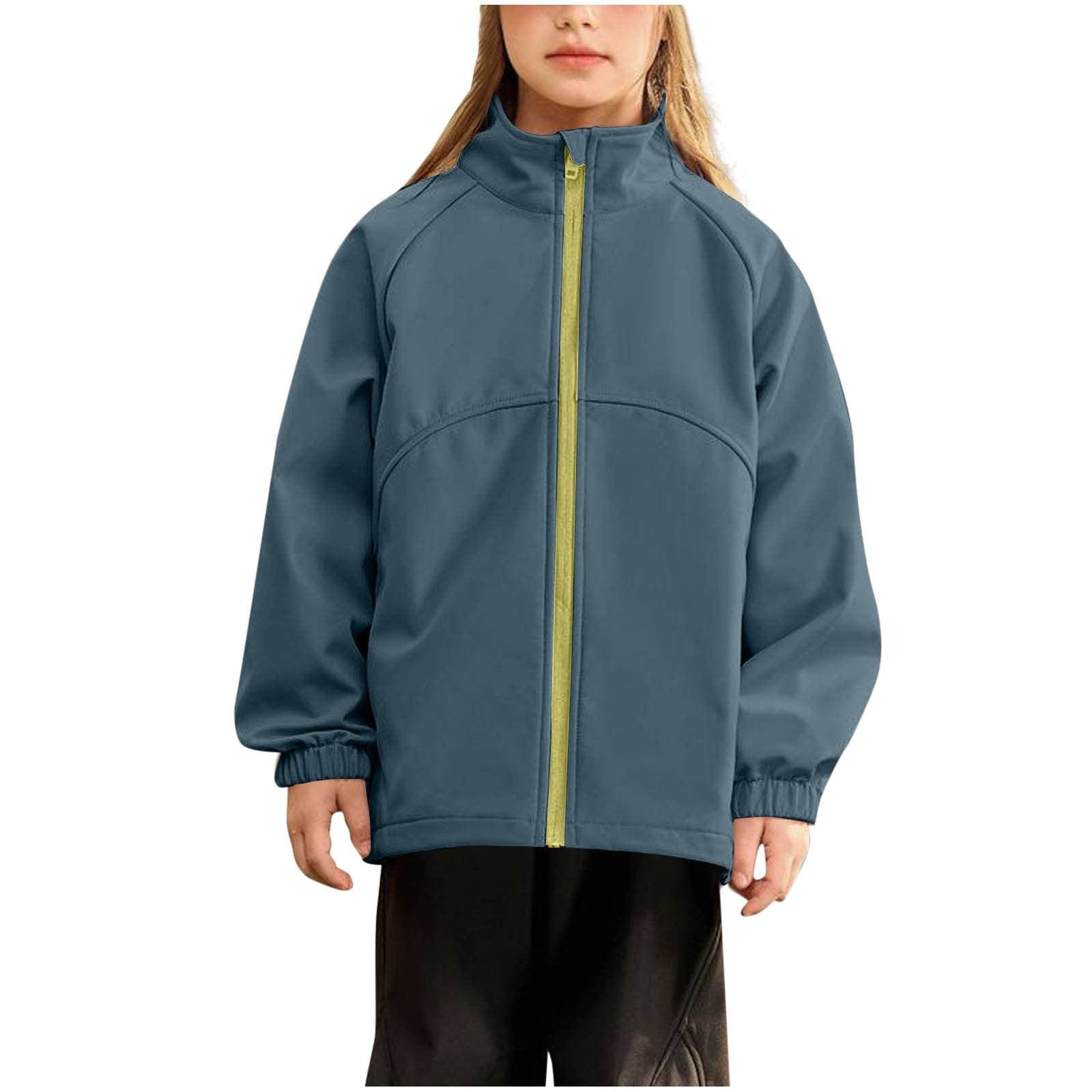 AUNVITO Waterproof Windbreaker Softshell Jacket for Boys & Girls 4-16Y ...