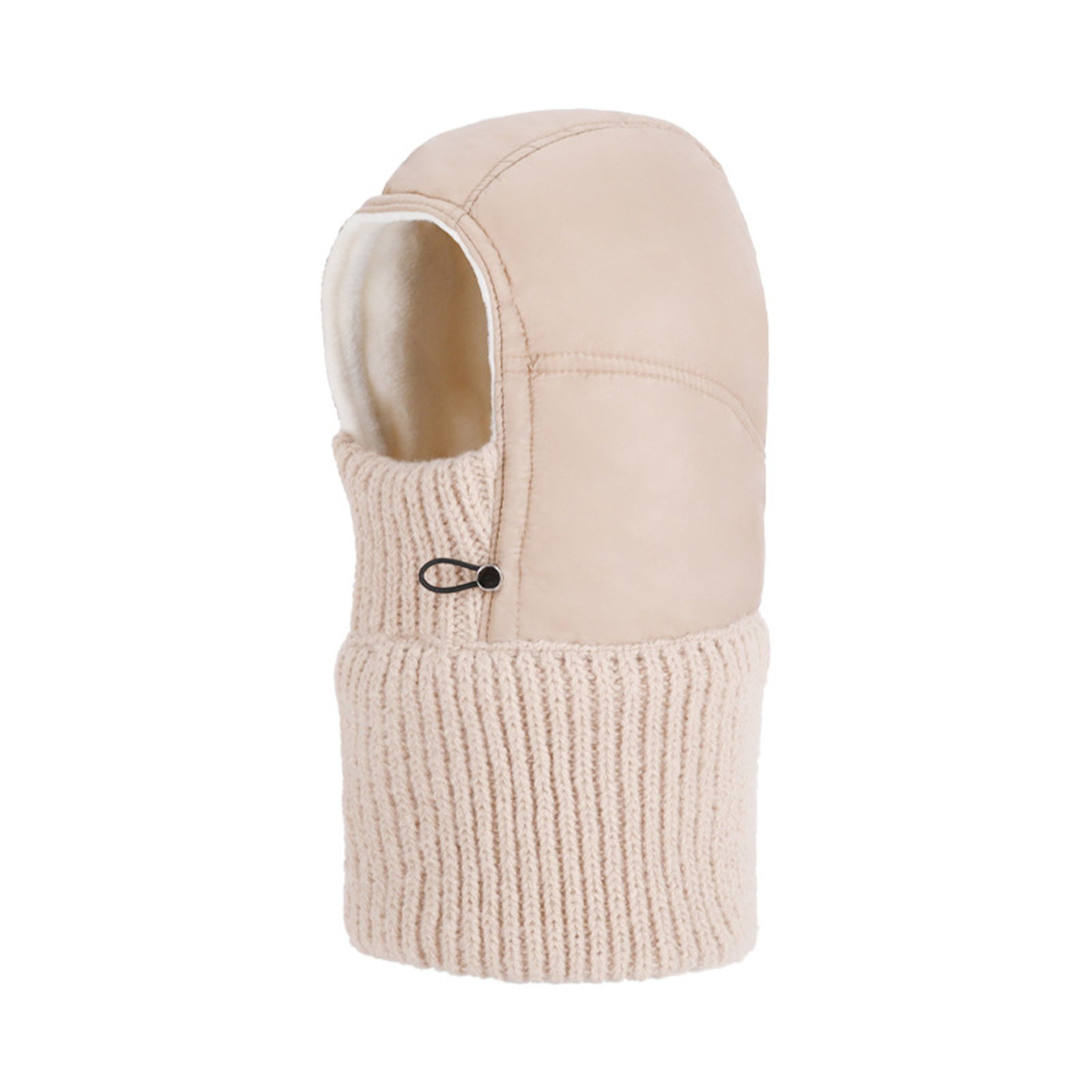 AUNVITO Windproof Stretchable Winter Beanie with Faux Fur Lining Plaid ...