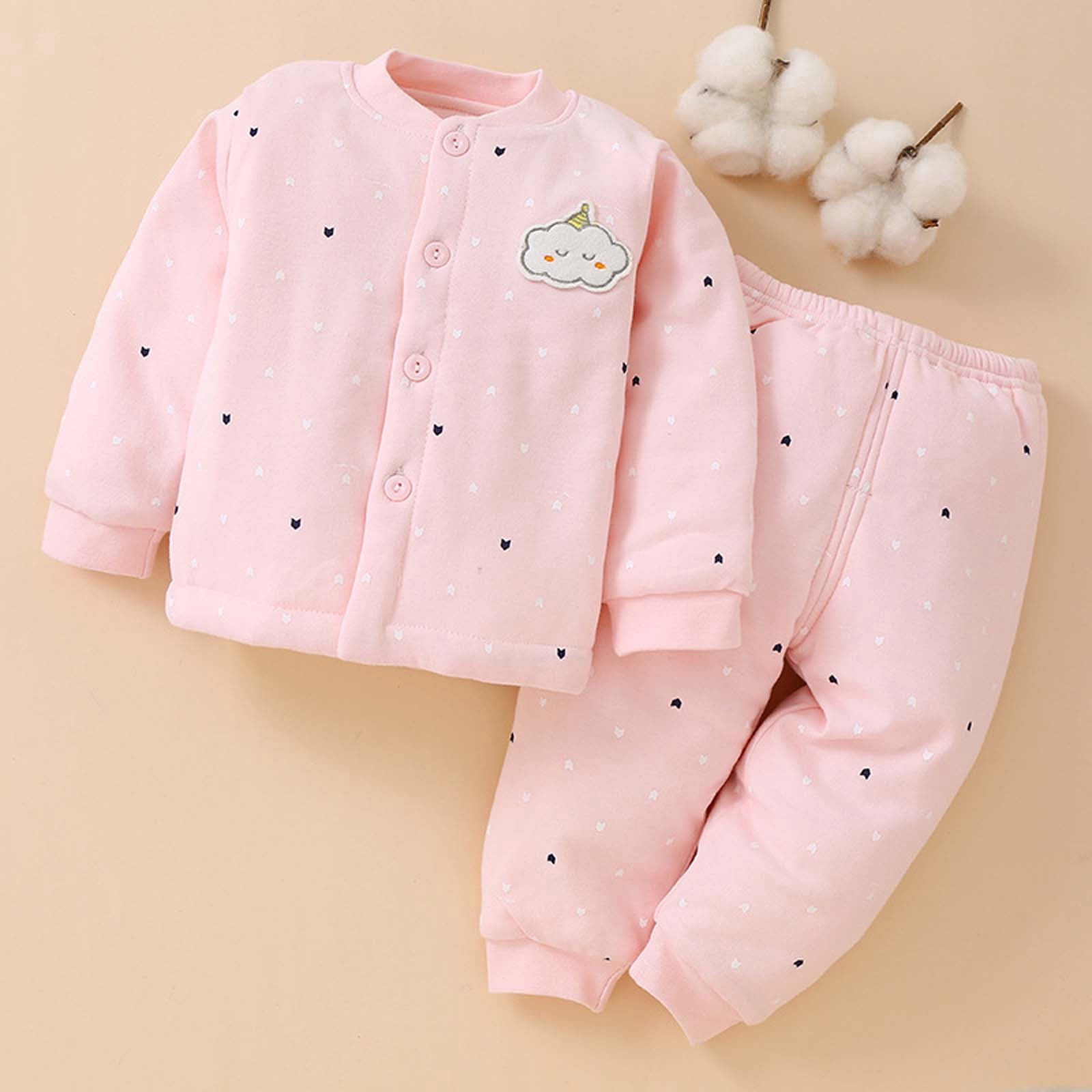 AUNVITO Winter Infant Underwear Cotton Newborn Clothes Baby Warm ...