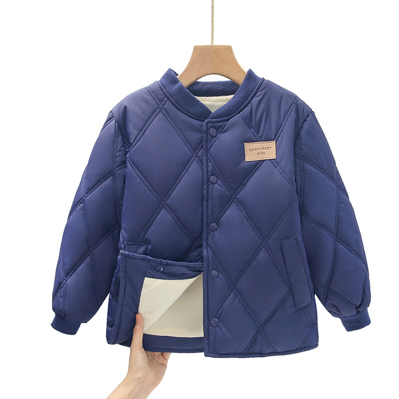 AUNVITO Winter Warmth Unisex Kids Padded Cotton Coat 3-15Y Heavyweight ...