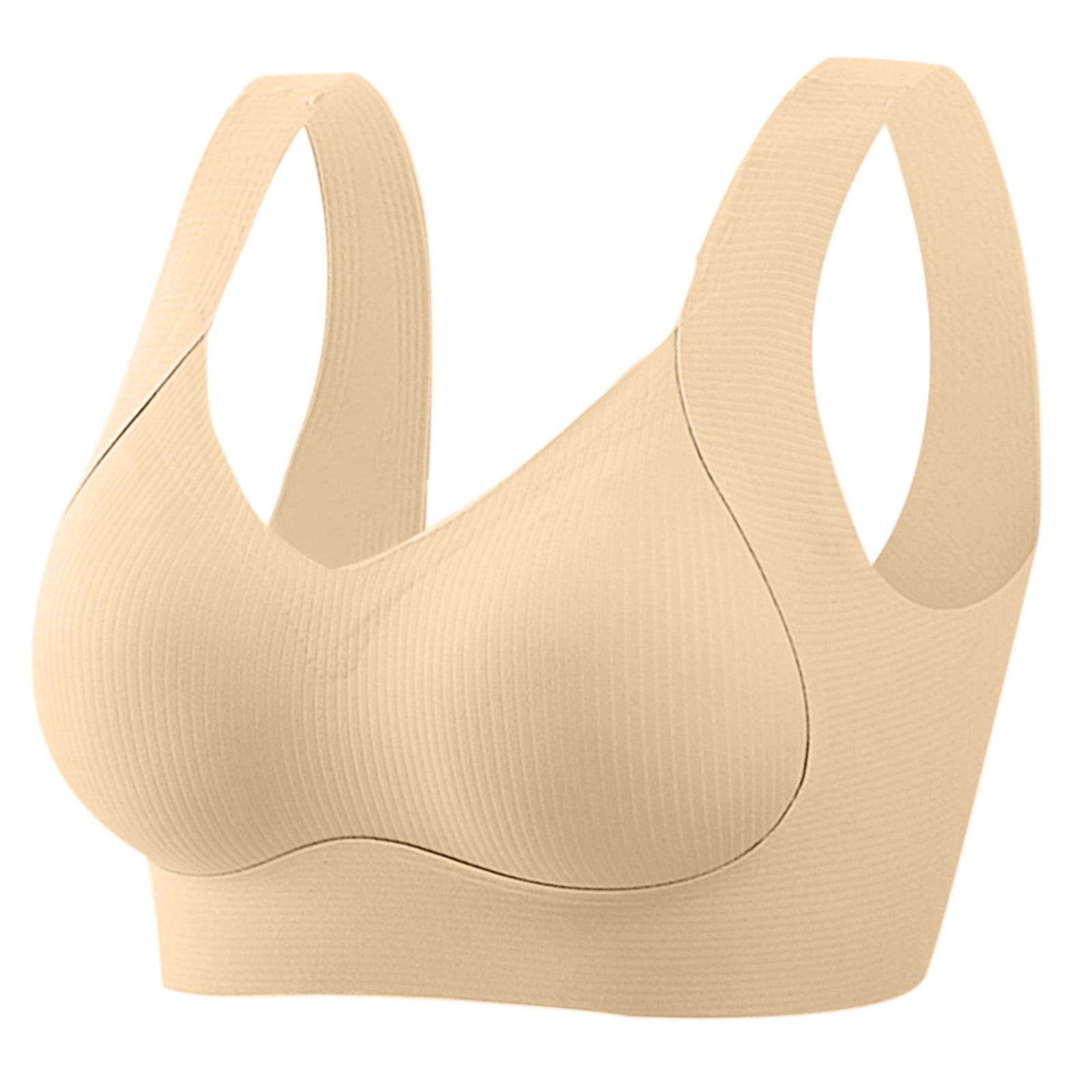 AUNVITO Women's Anti-Sagging Lift Support Wireless Seamless Bra - Push ...