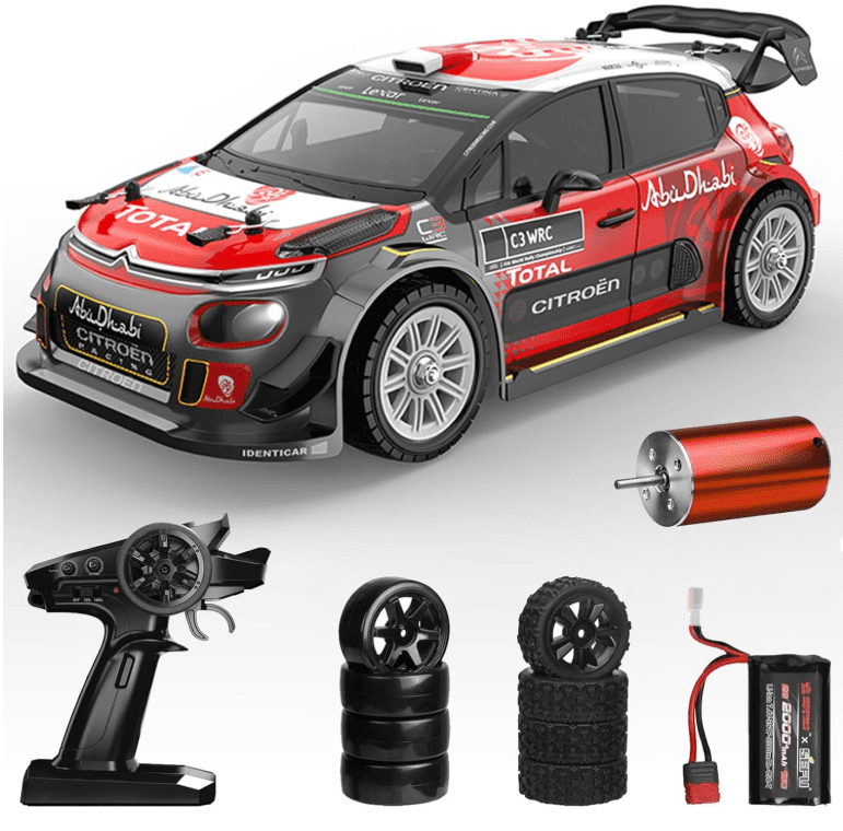 AUOSHI 1:10 RC Car High-Speed 4WD Off-Road Remote Control Truck with 2 ...