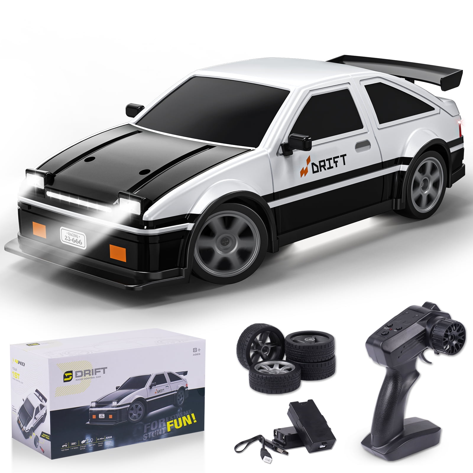 Free Shipping! AUOSHI 1:16 RC Drift Cars High-Speed 4WD Remote Control ...