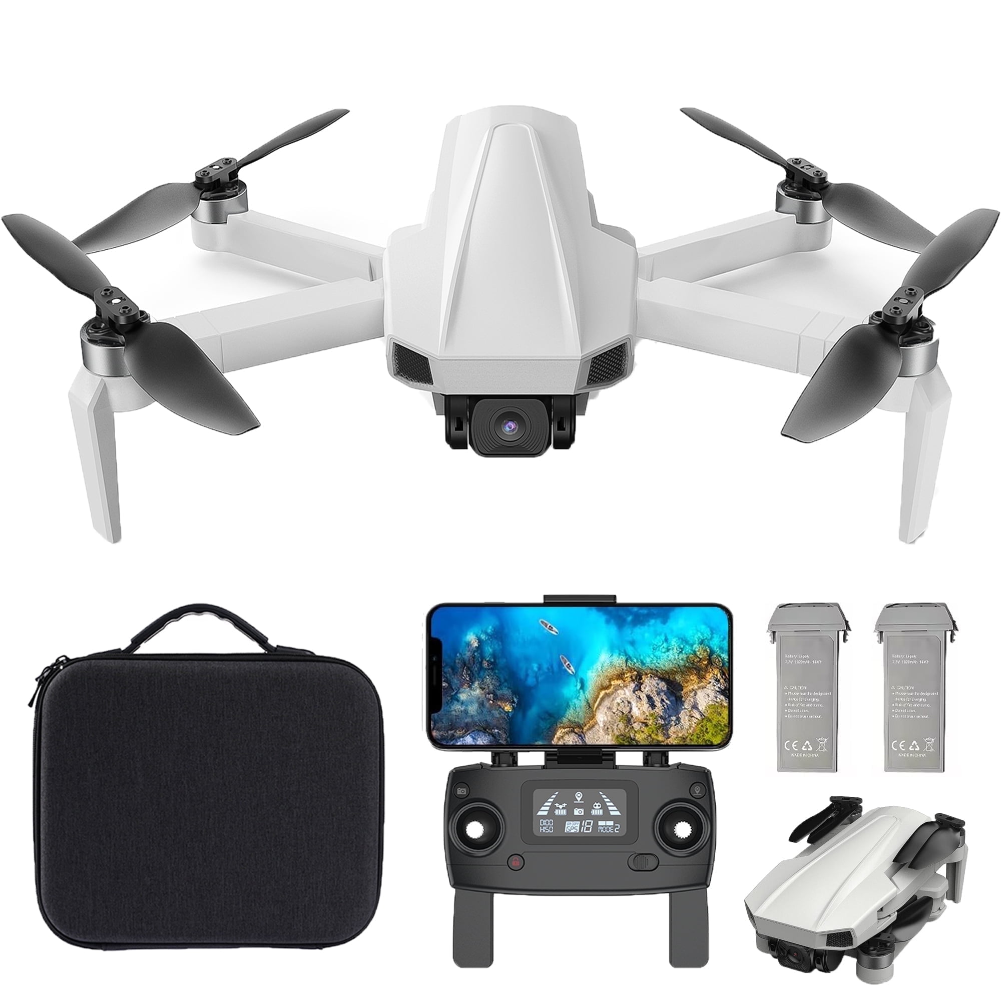 AUOSHI B19 GPS Drone with 4K Camera for Adults Beginner,Upgraded EIS ...