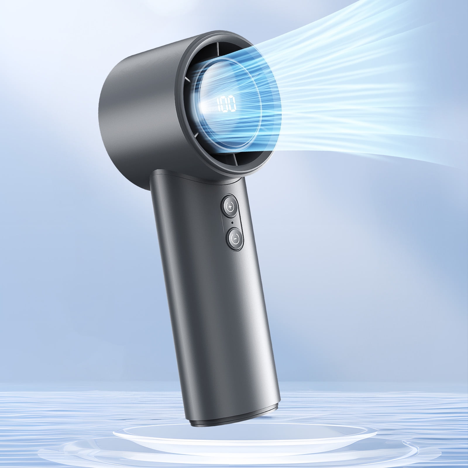 AUOSHI Portable Handheld Fan, Adjustable Speed (1-100), 4000mAh USB ...