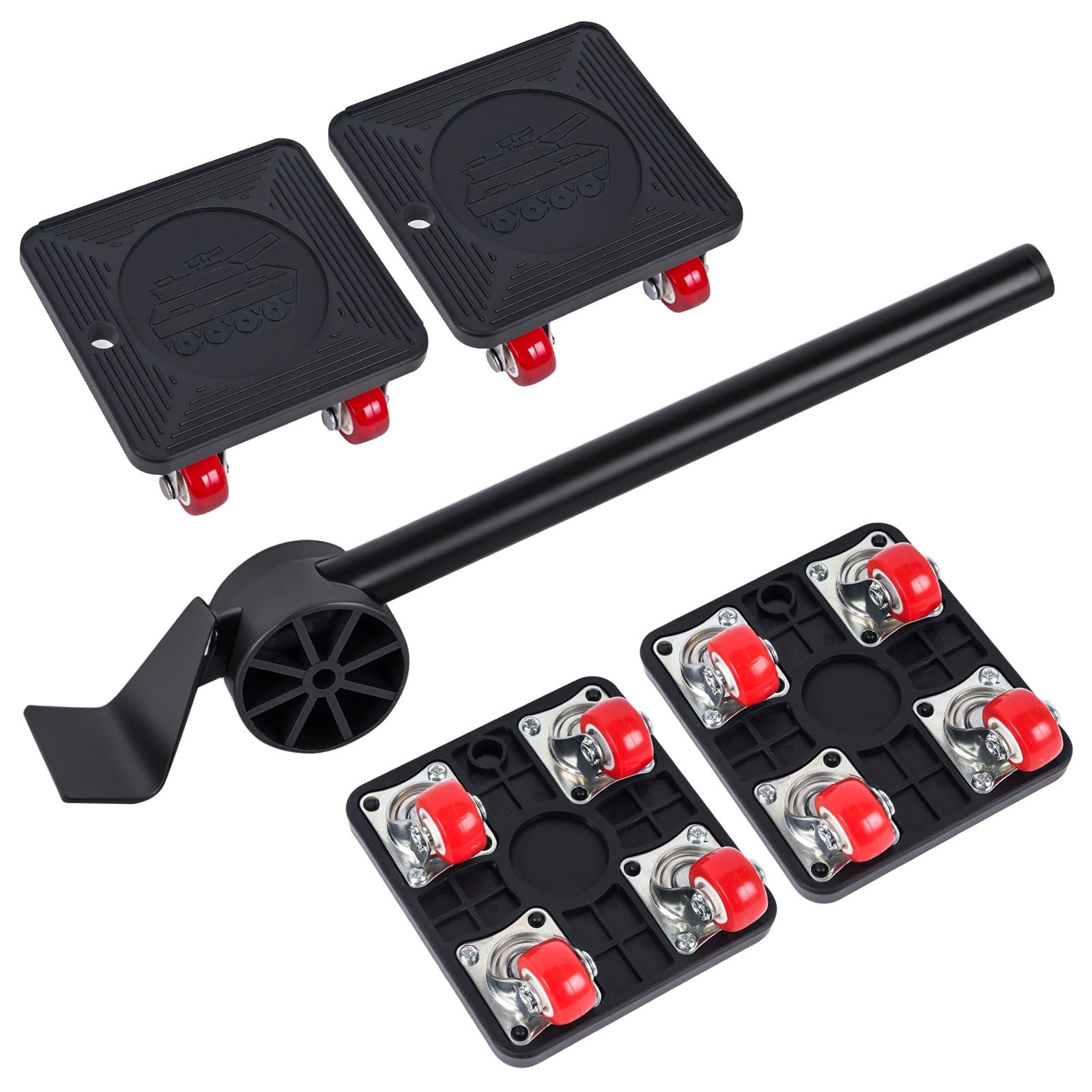 AUOSHI Heavy Duty Furniture Lifter Transport Movers Dolly Wheel Roller ...