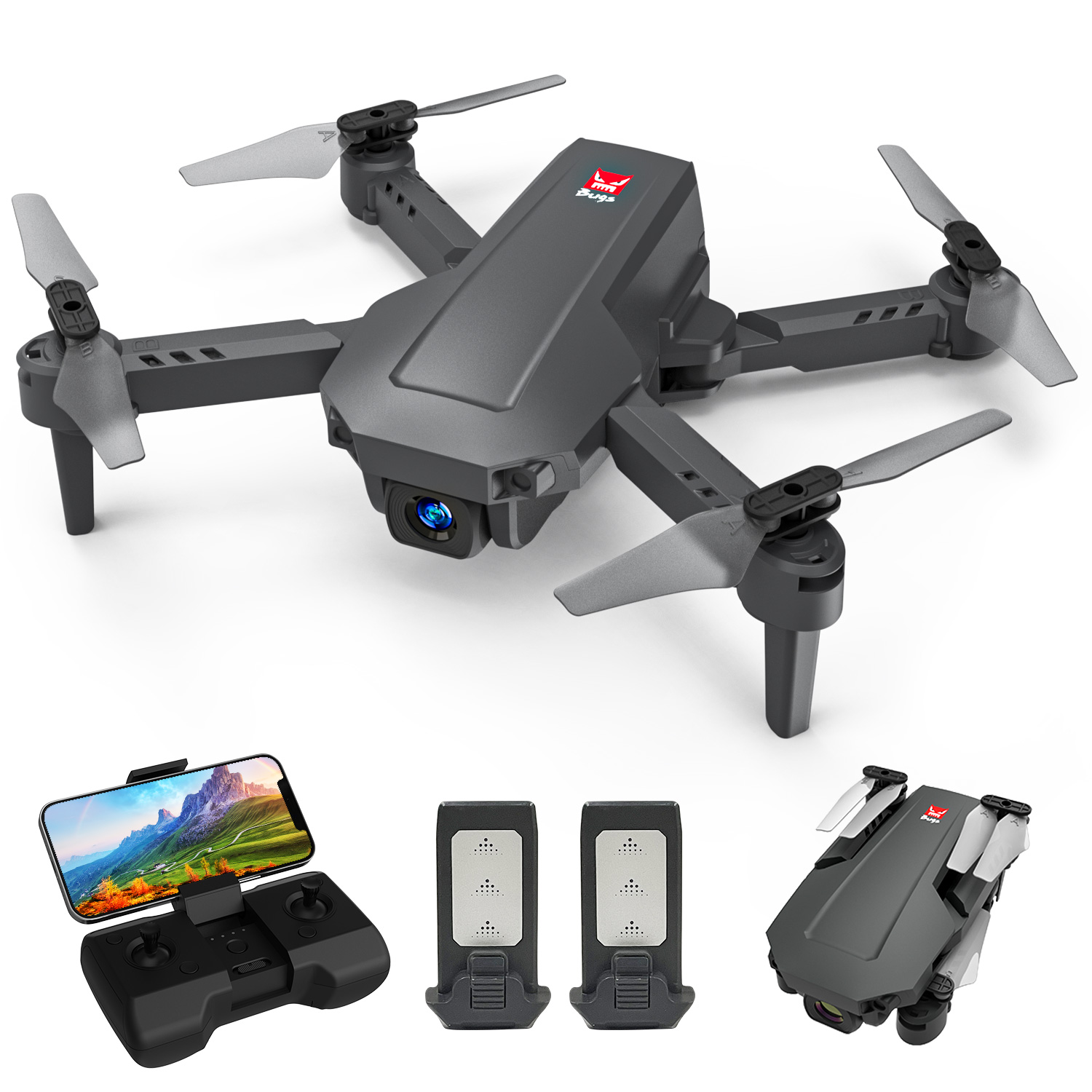 DJI Mini 2 – Ultralight and Foldable Drone Quadcopter, 3-Axis Gimbal ...