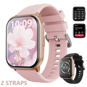 iTime Smart Watch with Bluetooth and Fitness Monitor, Black - Walmart.com
