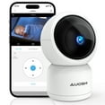 AUOSHI 1080P Video Baby Monitor, WiFi Security Camera, 360-Degree ...